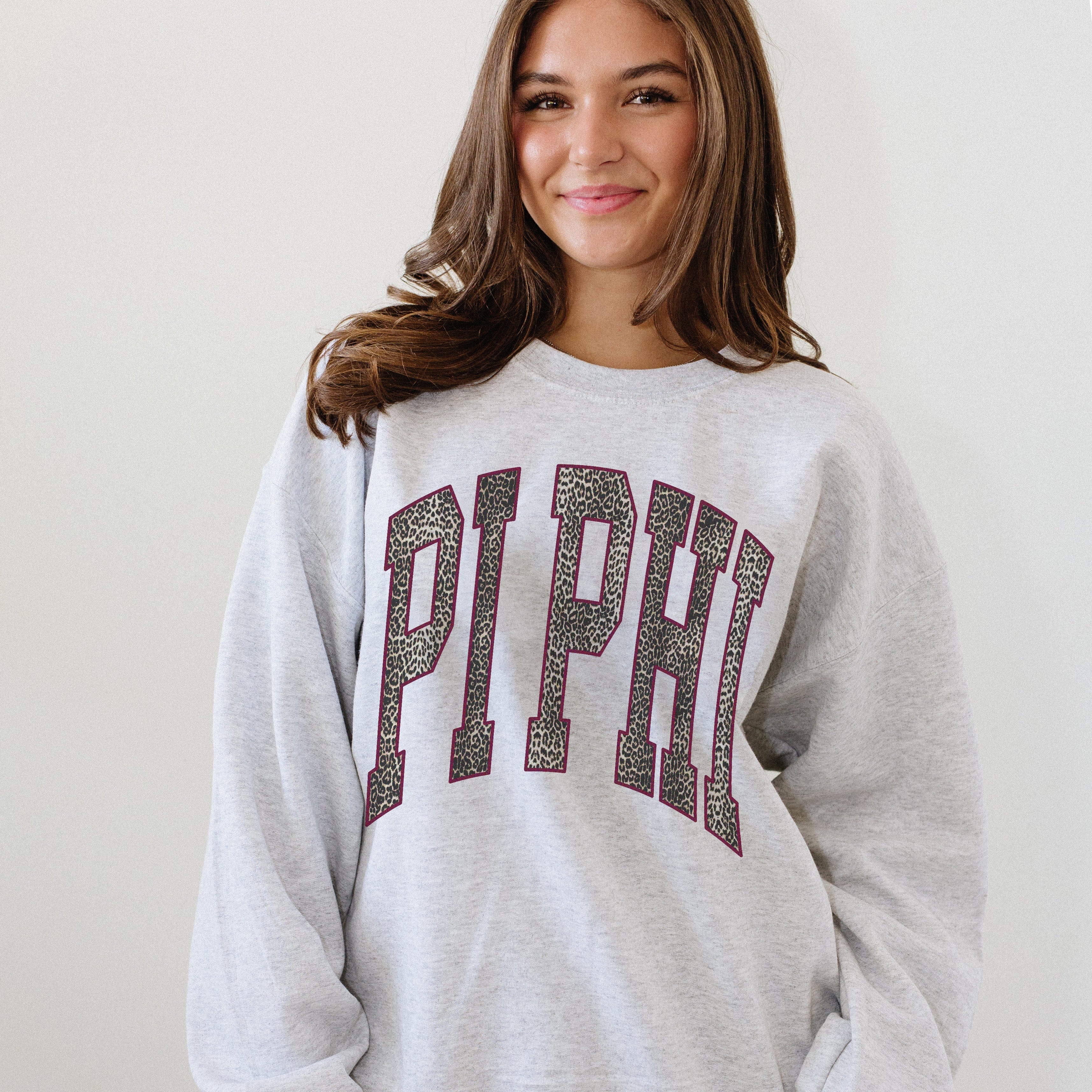 Leopard Sorority Crewneck by Ali & Ariel | Sorority Apparel | Greek ...